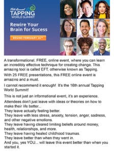 16th Annual Tapping World Summit - American Holistic Nurses