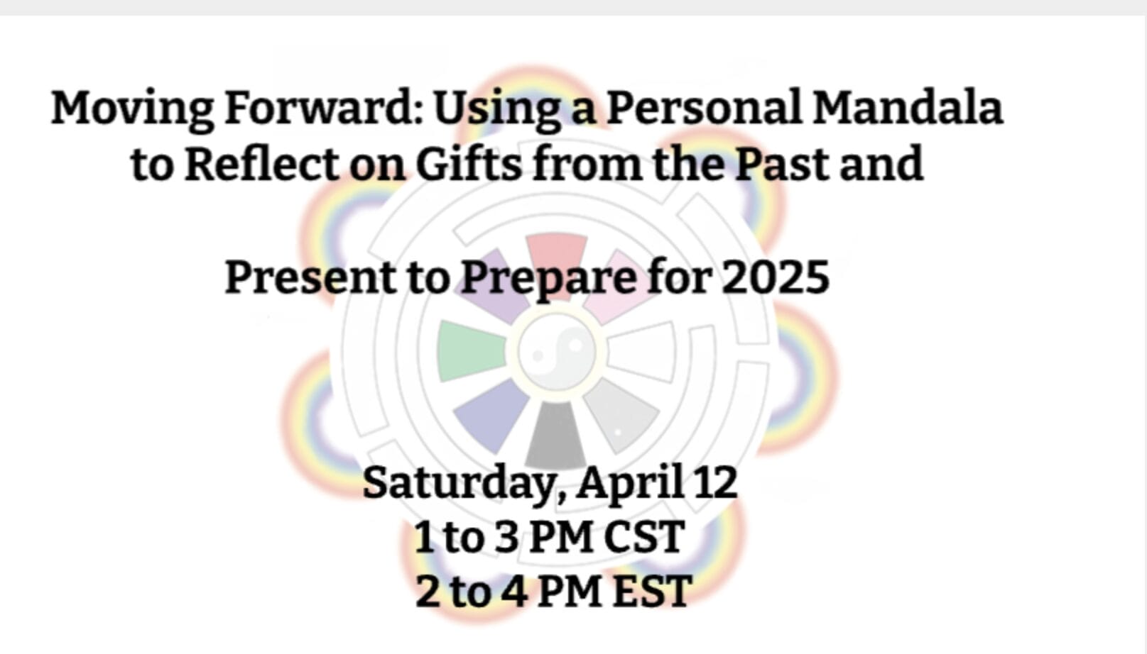 Moving Forward: Using a Personal Mandala to Reflect on Gifts from the ...